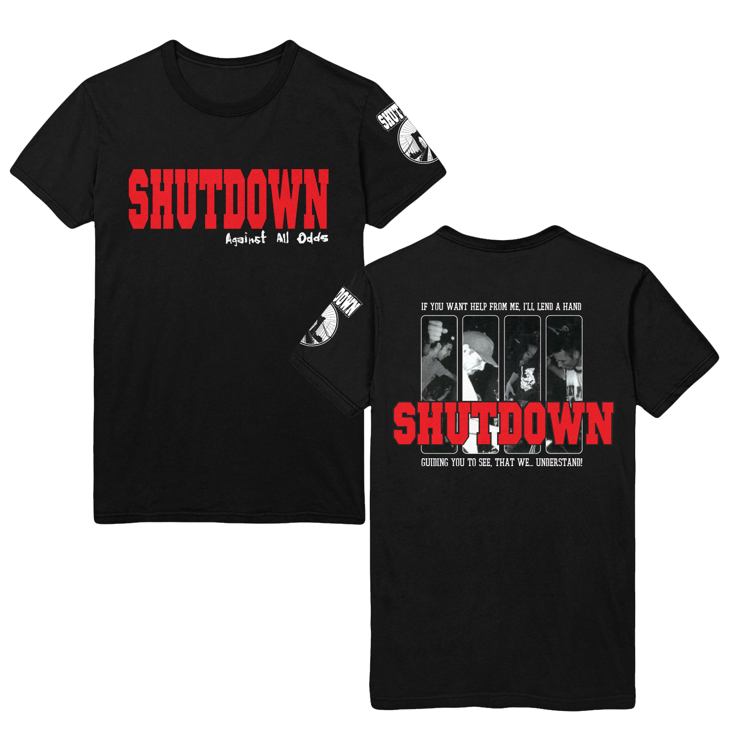 Against All Odds - Black T-Shirt – MerchNow