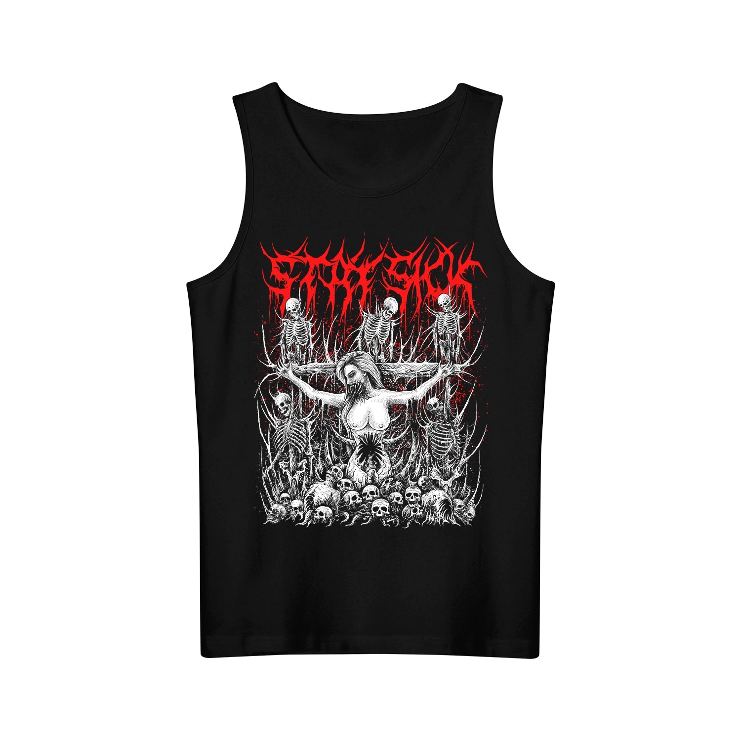 Gutted - Black Tank Top – MerchNow