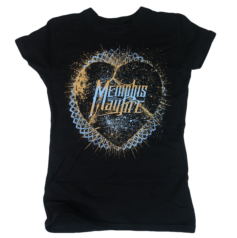 Heart - Ladies Black T-Shirt – MerchNow