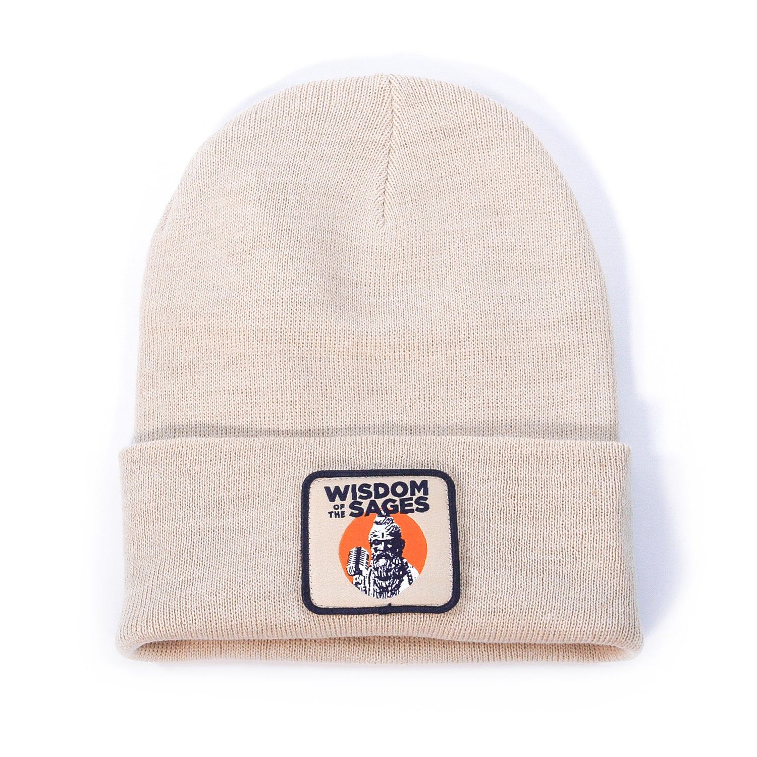 Logo Patch - Light Beige Beanie – MerchNow