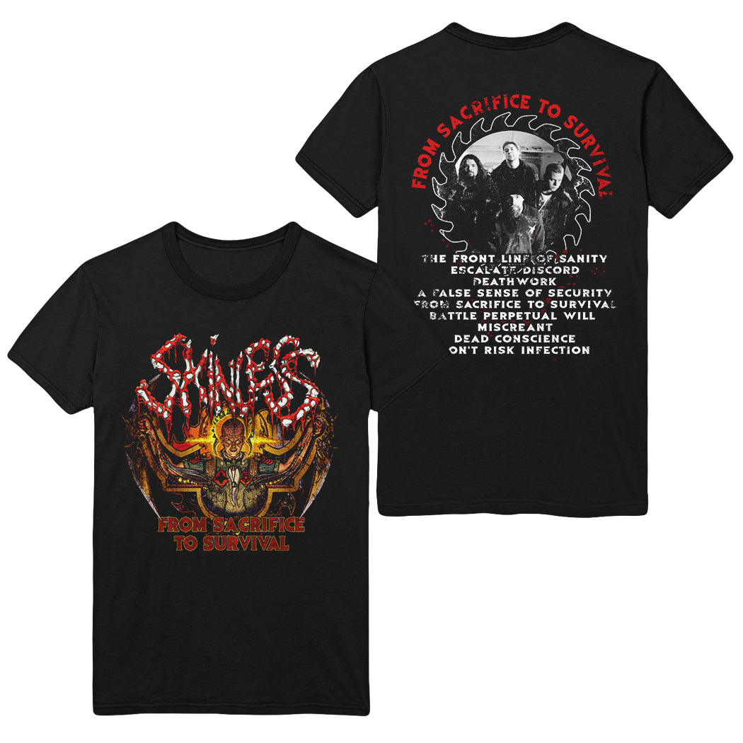 From Sacrifice To Survival - Black T-Shirt – MerchNow