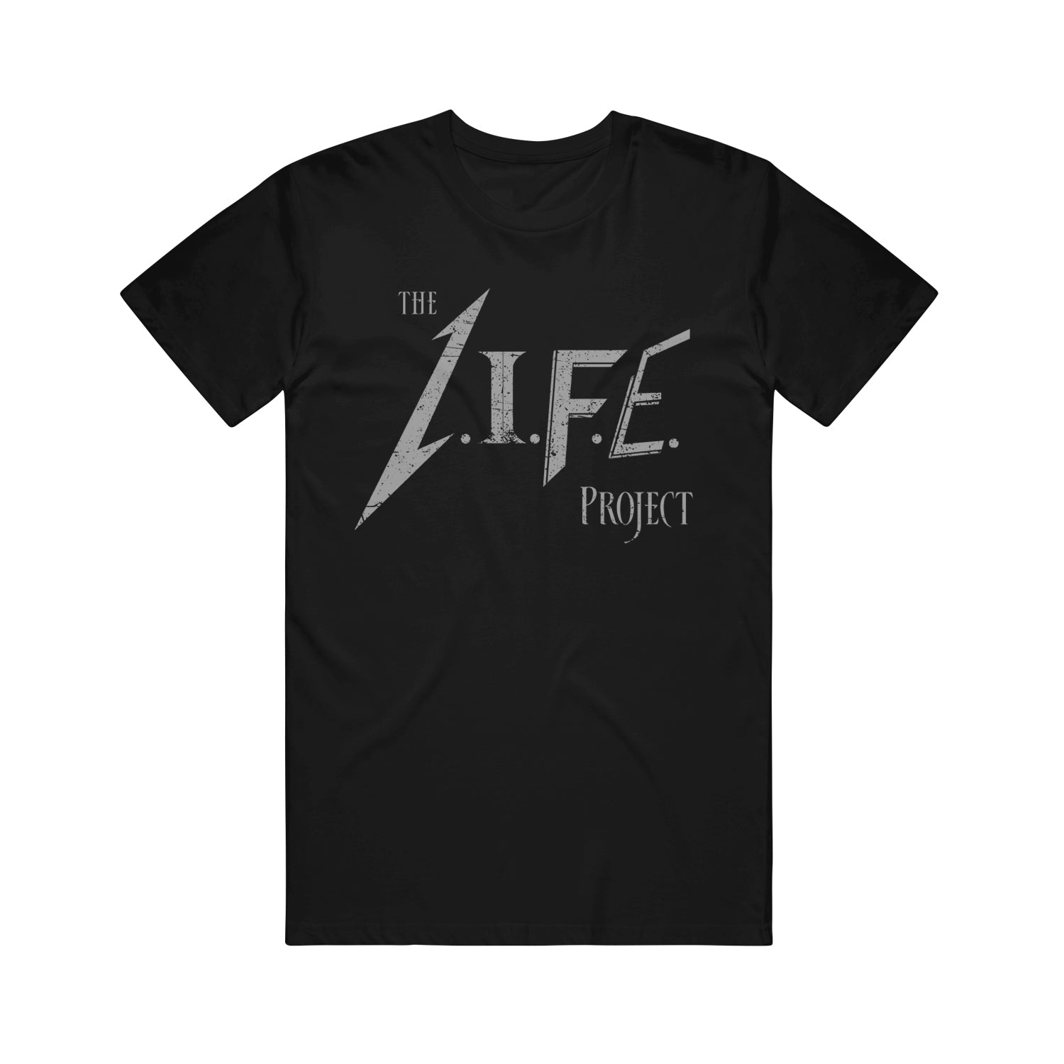The Life Project Logo - Black T-Shirt – MerchNow