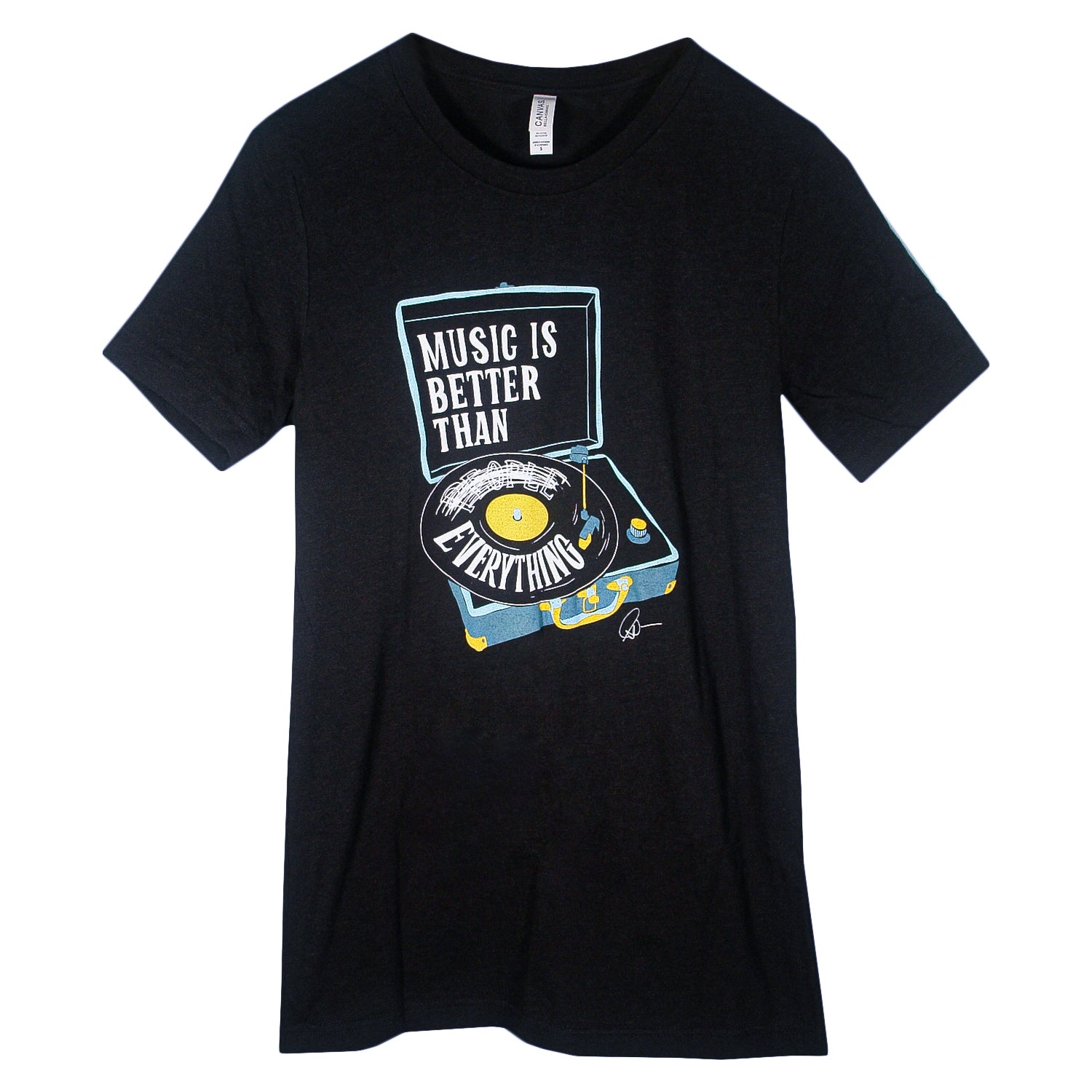 Record Case - Black T-Shirt – MerchNow