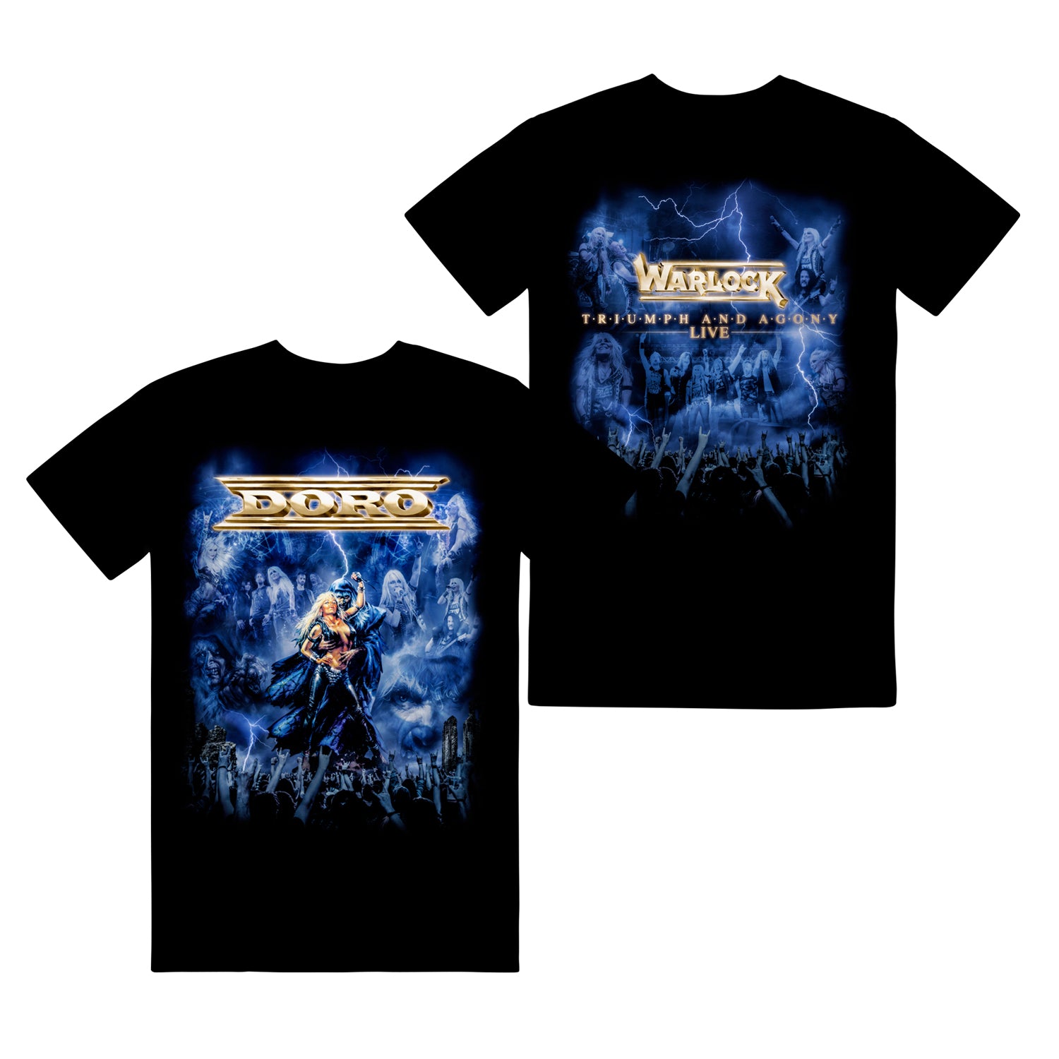 Triumph And Agony Live - Black T-Shirt – MerchNow