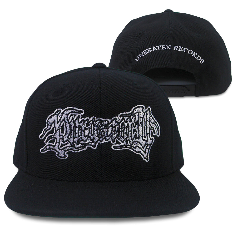 Logo - Black Snapback Hat – MerchNow