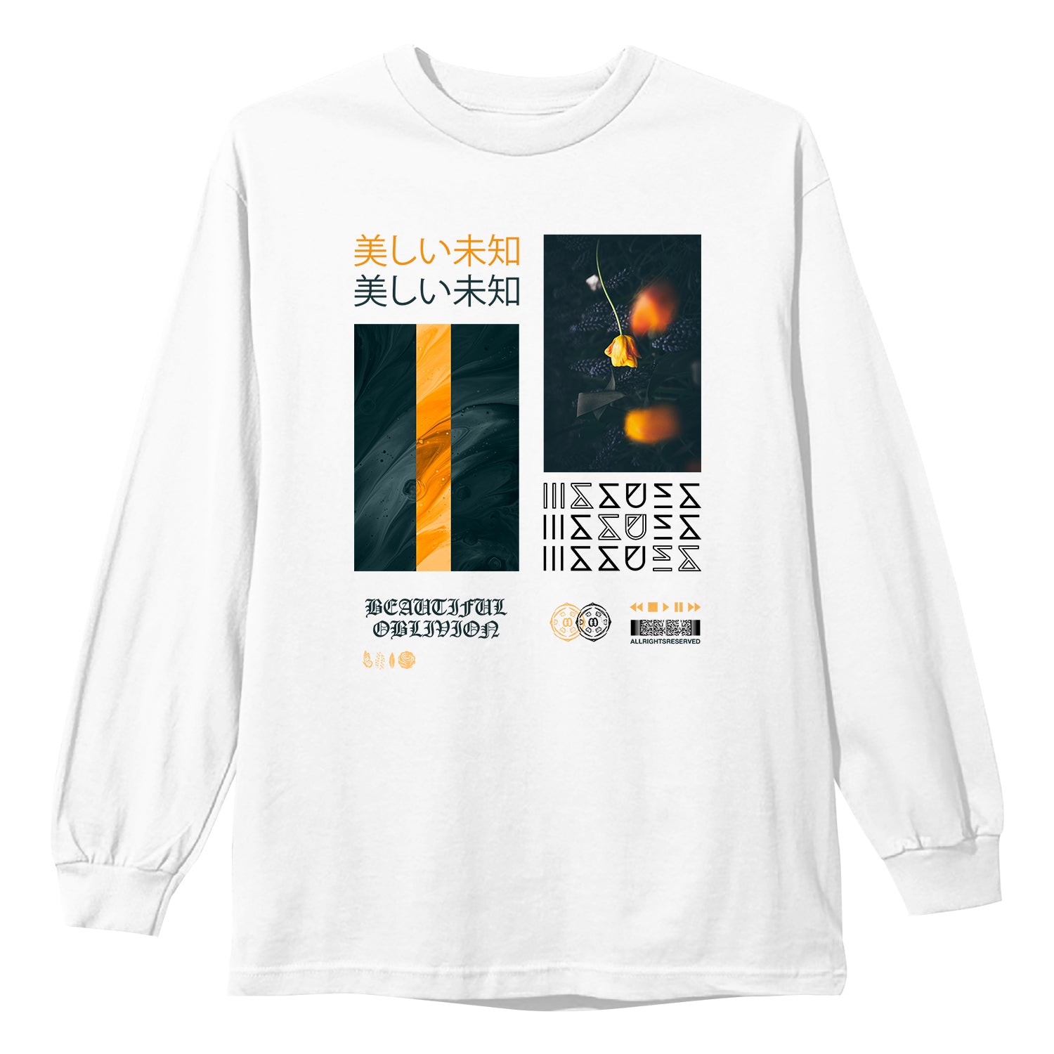 Japanese - White Long Sleeve Shirt – MerchNow